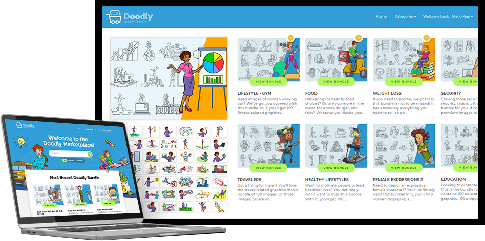 Doodly: Doodle images for your animated videos